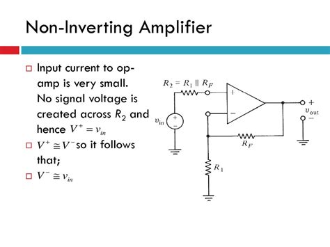 content op amp application introduction inverting amplifier ppt download