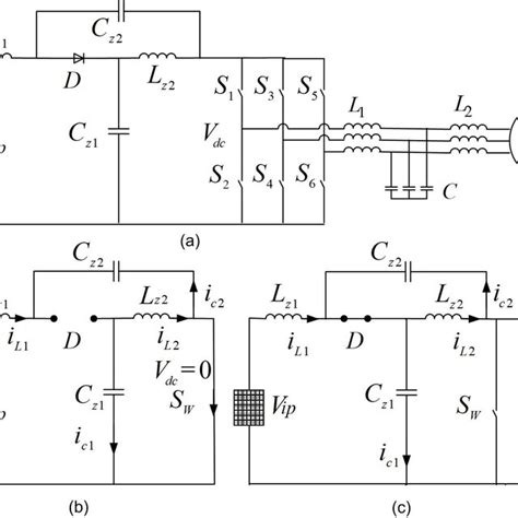 Equivalent Circuit With Different Modes A Voltage Fed Qzs Inverter Download Scientific