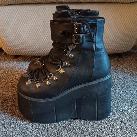 Super Cute Platform Boots I Love These Boots But I Depop