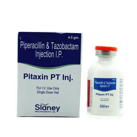 Piperacillin Tazobactam Injection 45 At ₹ 105vial Piperacillin