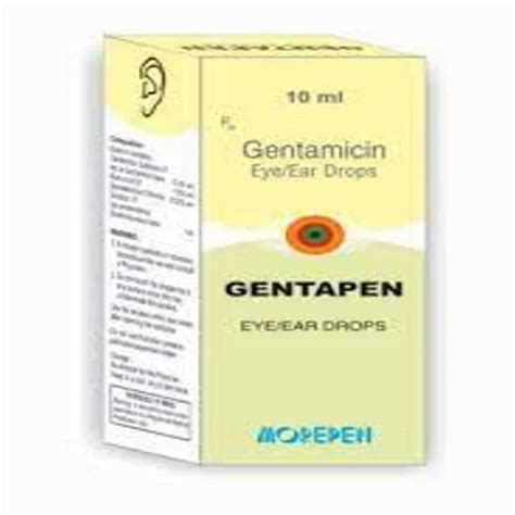 Gentapen Eyeear Drops 10ml 03 Gentamycin At ₹ 5000piece In