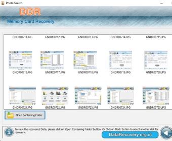 Memory Card Files Recovery Software Informer