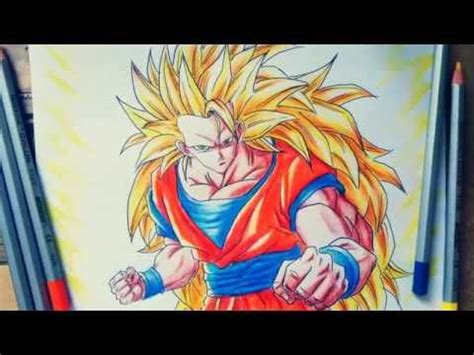 Vẽ màu Goku Ssj HOW TO DRAW GOKU SSJ Mylife Easy YouTube