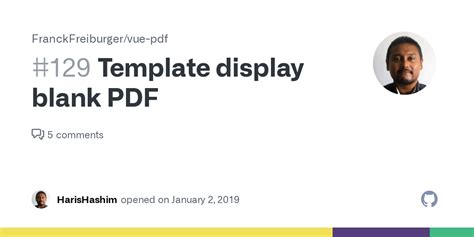 template display blank pdf · issue 129 · franckfreiburger vue pdf · github