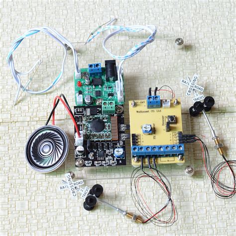 1 Set Crossing Signals Automatic Reed Switch Controller Sound Effect