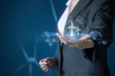 Concept Promoting Renewable Energy On A Global Scale Stock Illustration Illustration Of