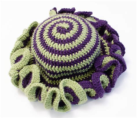 Ravelry Spiral Ruffle Crochet Hat Pattern By Jillian Culver