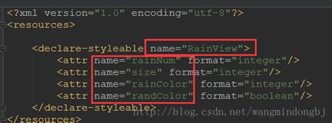 Android中给自定义的控件实现自定义的属性android 自定义属性如何代码赋值 Csdn博客