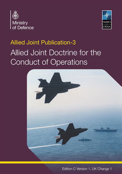 Allied Joint Doctrine For The Conduct Of Operations Documentcloud