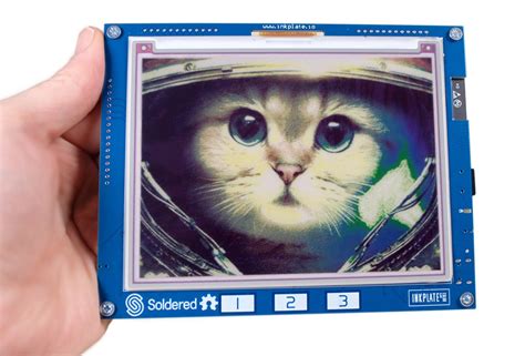 Inkplate 6color A 5 8 Inch E Paper Color Wireless Display Crowdfunding Cnx Software