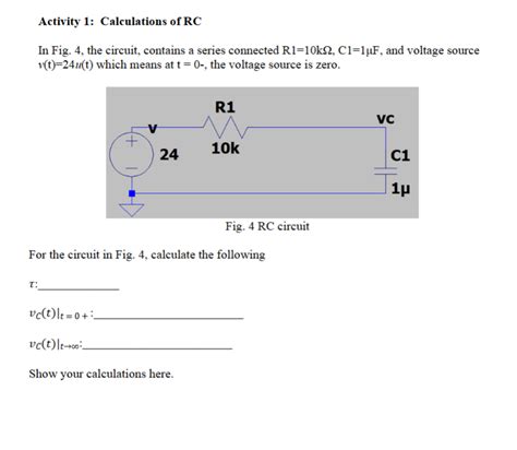 Solved Step Based On The Circuit Component Values In Chegg