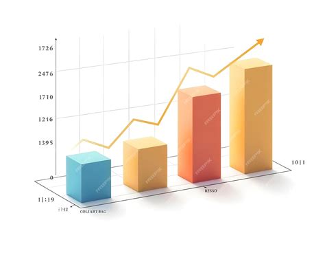 Sleek Bar Chart Infographic Modern Data Visualization Premium Ai Generated Image