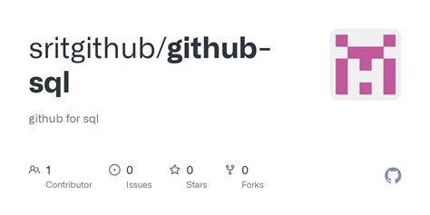 Github Sritgithubgithub Sql Github For Sql