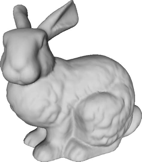 segmentation results on mesh curvature in 3 regions a input mesh