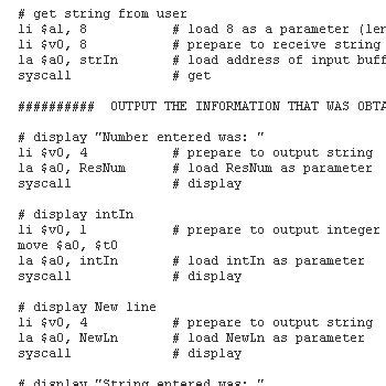 ASM MIPS Basics 01 Input By Moosader On DeviantArt