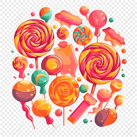 糖果剪貼畫 糖果和糖果卡通的糖果插圖 向量品紅eps圖案素材免費下載，可愛卡通圖片，尺寸4267 × 4267px Lovepik