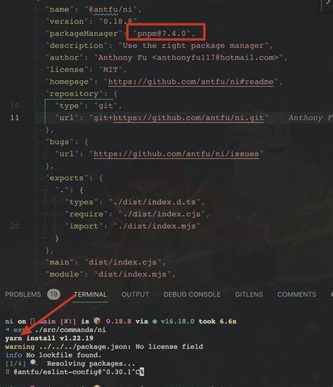 Bug Ni S Package Is Wrong · Issue 120 · Antfu Collective Ni · Github