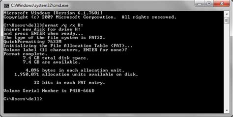 How To Format Pen Drive Using Cmd Command Prompt Sas Techvision