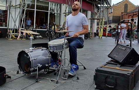 Buskers Of Brixton The Guy With The Small Drum Kit