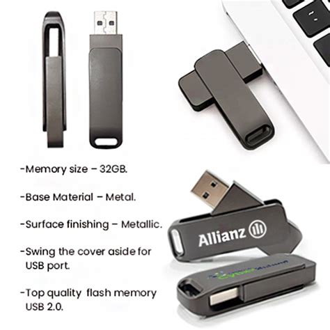 Metal Swing Black Usb Flash Drive 32gb Corporate T Malaysia