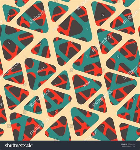 Vector Seamless Pattern Modern Stylish 3d Stock Vector Royalty Free 183409124 Shutterstock