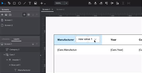 how to filter columns in a data list