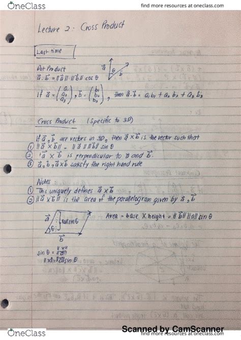 math 251 lecture 2 chapter 1 oneclass