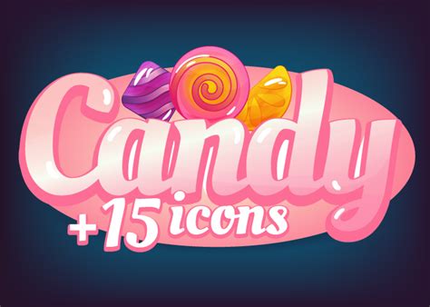 Candy Icons Pack Gamedev Market