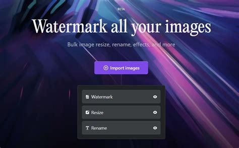 Free Tool To Bulk Watermark Images And Resize Rename Them Automatically