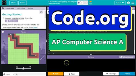 Lesson 11 2 Unit 1 Csa Tutorial With Answers Youtube