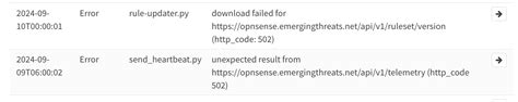 opnsense suricata rule update for et telemetry feedback and support