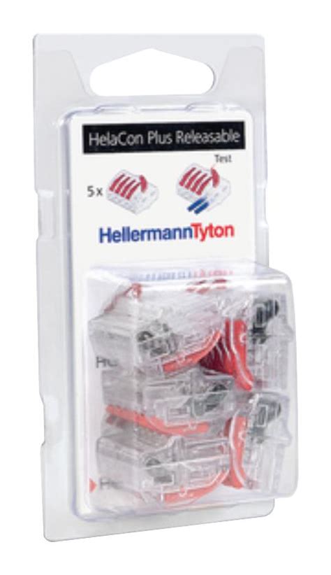 Hcrn 5 Blister Hellermanntyton Pluggable Terminal Block 5 Ways 28awg To 14awg