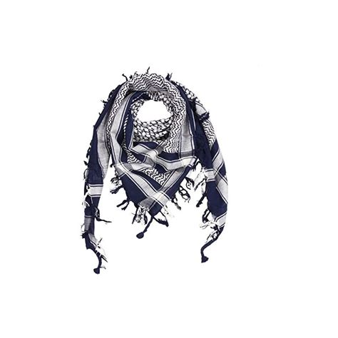 Freak Scene Kefiah Blu Marino Bianco 100x100 Cm Shemagh