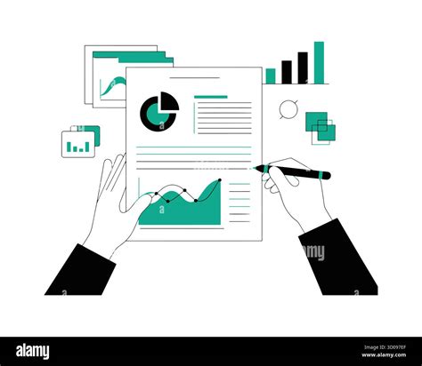 Financial Trend Analysis Stock Vector Images Alamy