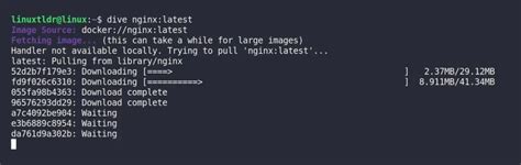 dive tool explore docker image layers and optimize size