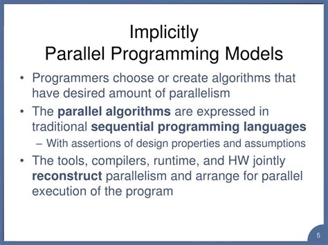 Ppt Implicitly Parallel Programming Models Powerpoint Presentation