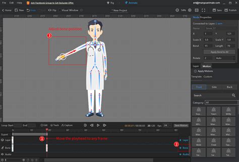 How To Add Motions To A Custom Character Mango Animate Help Center