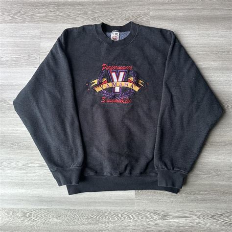 🚨rare🚨 90s Yamaha Snowmobile Crewneck🔥 Super Good Depop