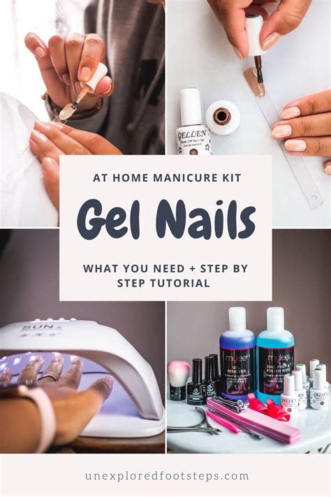 At Home Gel Nail Kit What You Need And How To Do It