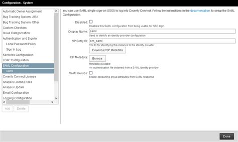 Setting Up Saml For Coverity With Azure