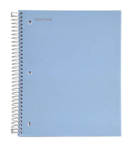 5 Subject Multi Spiral School Notebook College Ruled Durable Poly