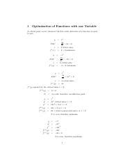 Optimizing Functions with Critical Points & Convexity | Course Hero