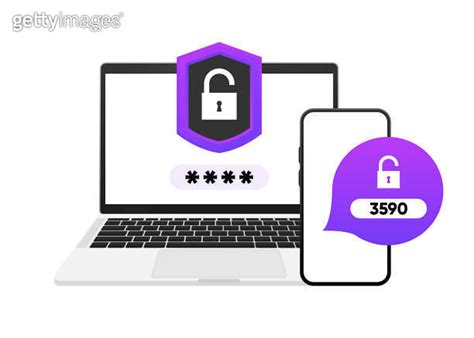 Two Steps Authentication Verification Code Message On Smartphone Safety Login Concept Two