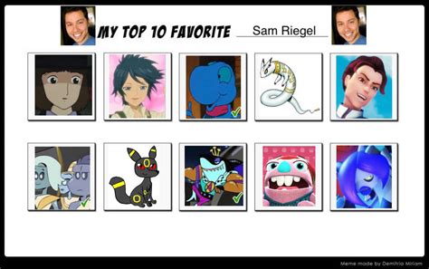 My Top 10 Sam Riegel By Darina3 On Deviantart