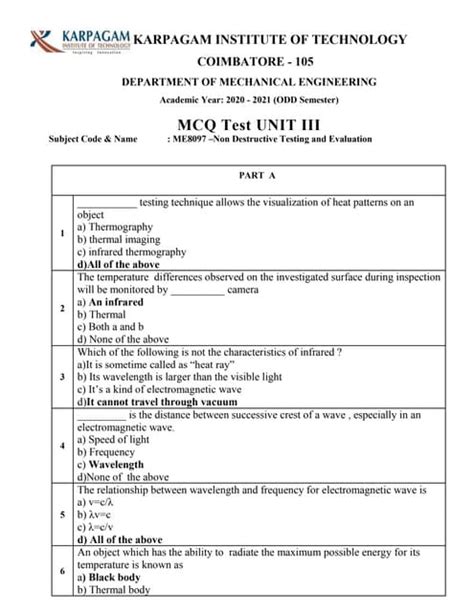 Ndt Mcq Unit 3docx