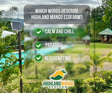 Highland 🥭based On Your Visit How Would You Describe Highland Mango
