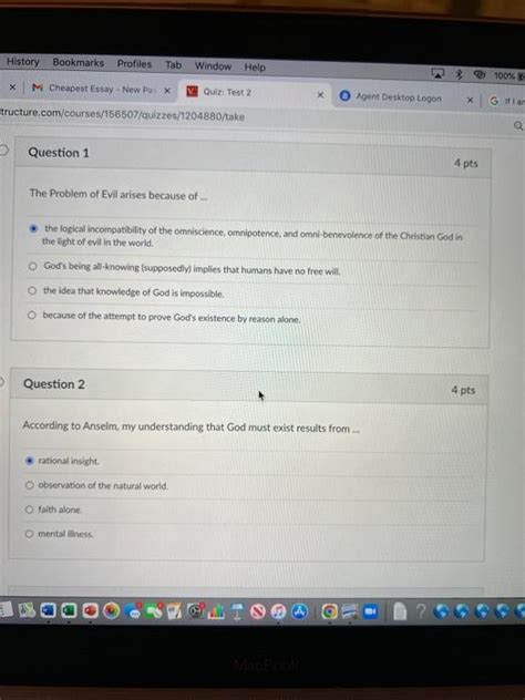 The Problem Of Evil Arises Because Of The Logical