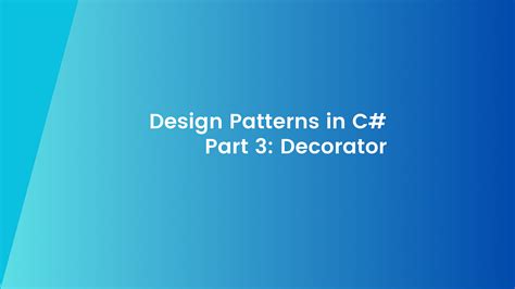 Design Patterns In C Part 4 Enhancing Event Driven Architectures With