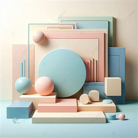 Background Design Geometric Shape Generative Ai Retro Abstract