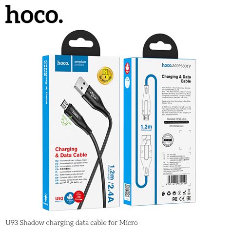 Cáp Sạc Hoco U93 Micro 24a